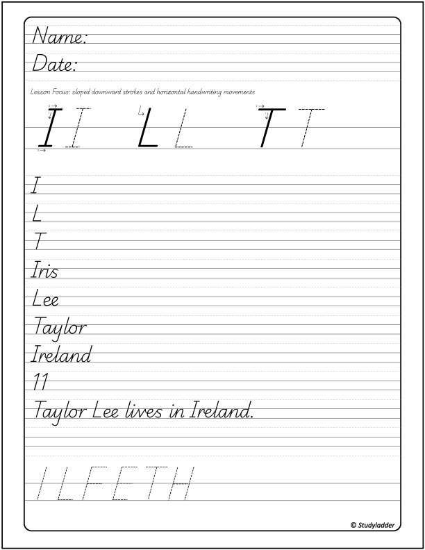 Letters I, L and T (SA) - Studyladder Interactive Learning Games