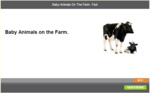 Baby Farm Animals -Response Activity Sheets, English skills online ...