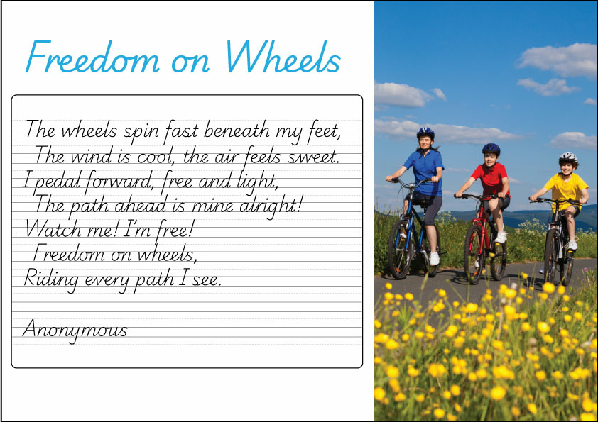 Freedom on Wheels - Handwriting Task (SA) - Studyladder Interactive Learning Games