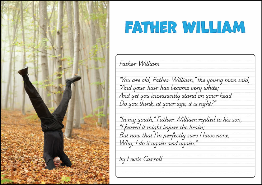 Father William - Handwriting Task (Vic, WA, NT) - Studyladder ...