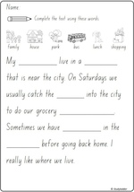 Writing - Printables and English for Grade 2