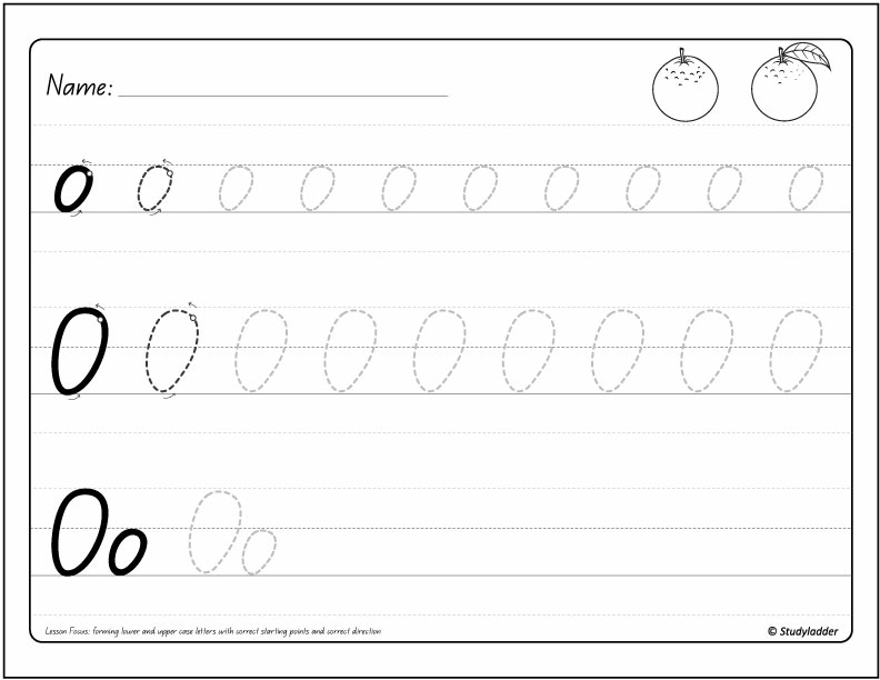 Letter Formation Oo (Qld) - Studyladder Interactive Learning Games