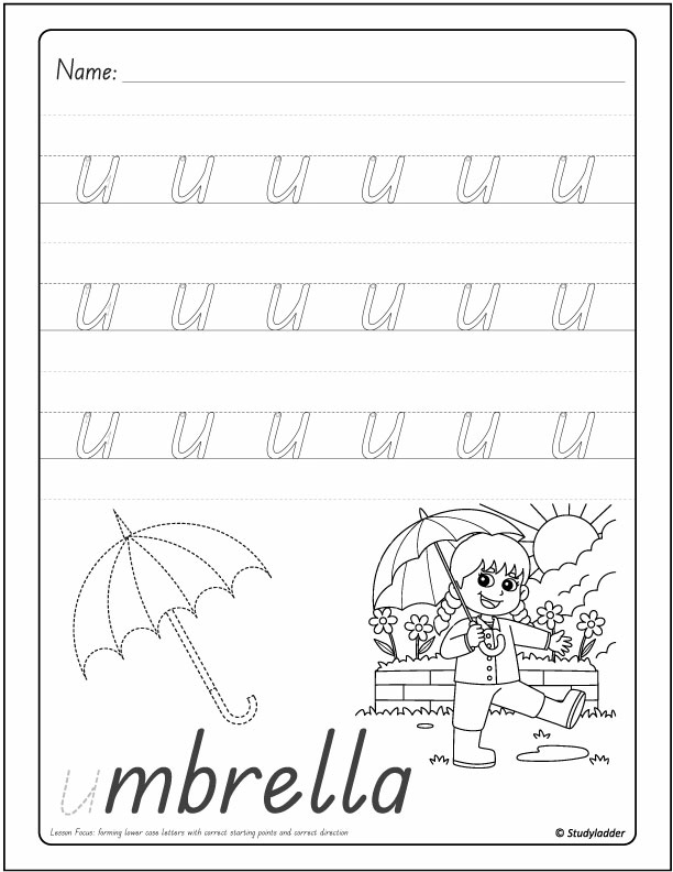 Lower Case u (Tas) - Studyladder Interactive Learning Games