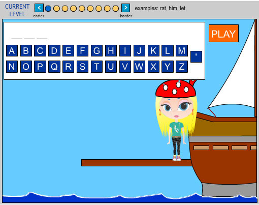 Literacy Walk The Plank (Girl, Premium) - Studyladder Interactive ...