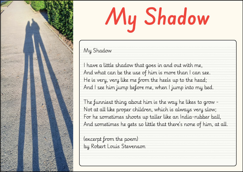My Shadow - Handwriting Task - Studyladder Interactive Learning Games