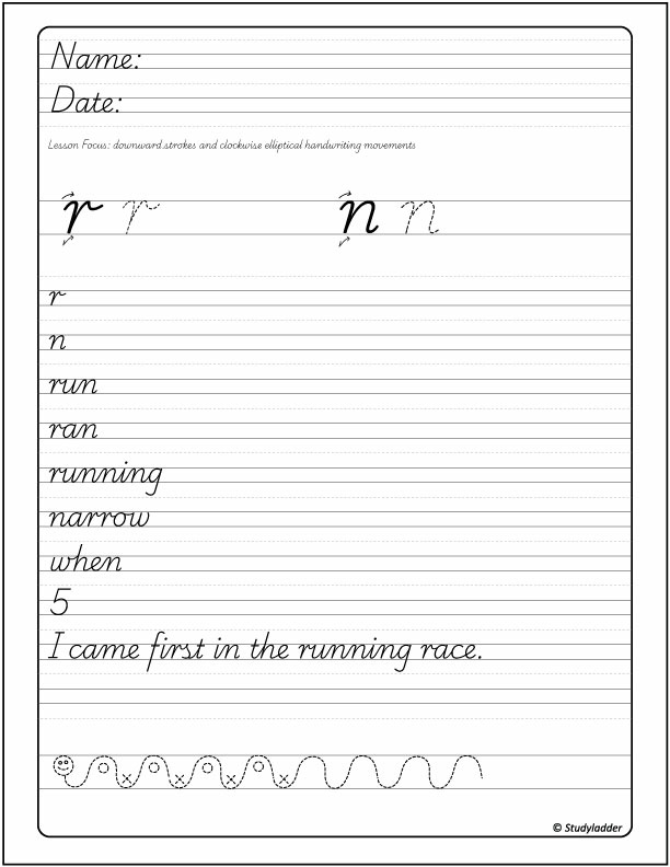 Letters r and n: using joins (Qld) - Studyladder Interactive Learning Games