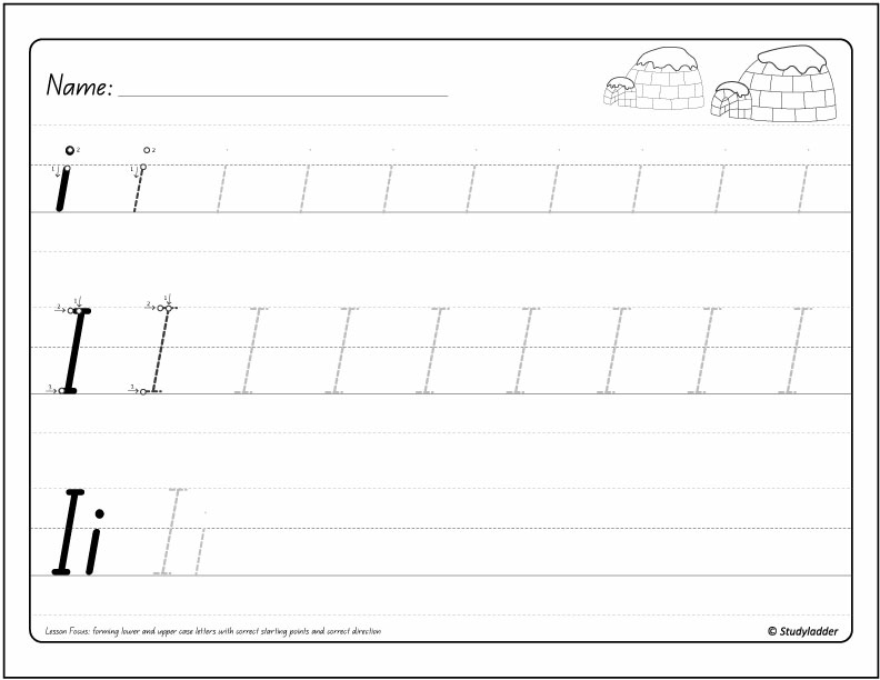 Letter Formation Letter Ii (Qld) - Studyladder Interactive Learning Games