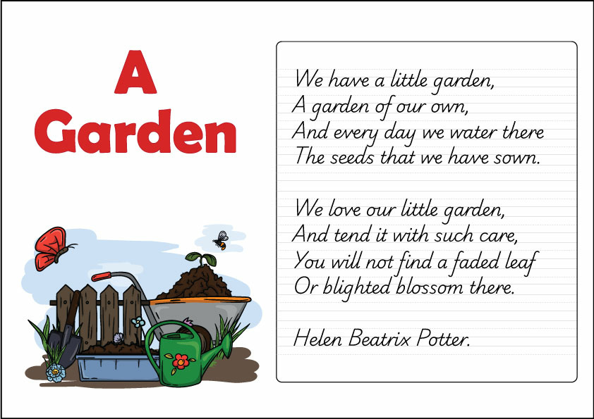 A Garden - Handwriting Task (Tas) - Studyladder Interactive Learning Games