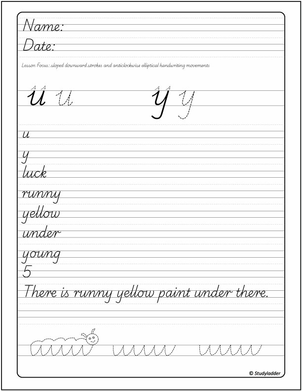 Letters u and y: using joins (Qld) - Studyladder Interactive Learning Games
