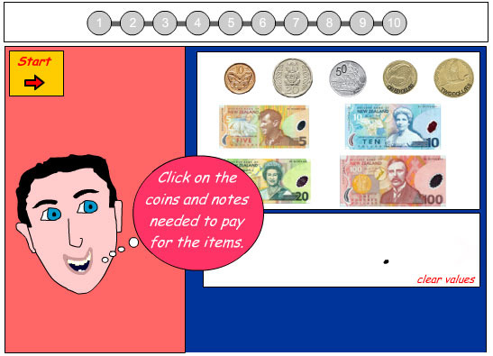 Using Notes and Coins to Make Purchases - Studyladder Interactive ...