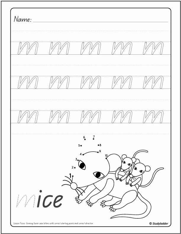 Lower Case m (Qld) - Studyladder Interactive Learning Games