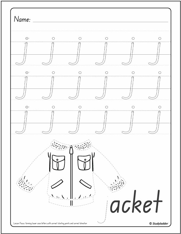 Lower Case j (NSW, ACT) - Studyladder Interactive Learning Games