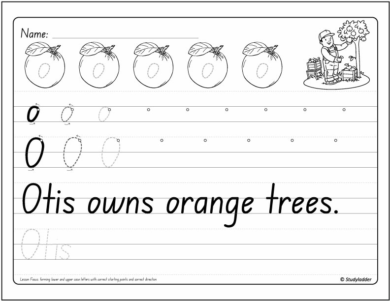 Letter Formation Oo (NSW, ACT) - Studyladder Interactive Learning Games