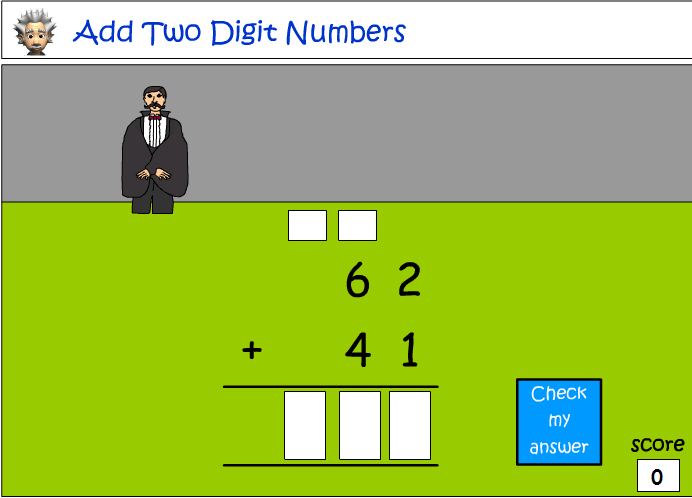 Addition Of Two Digit Numbers Studyladder Interactive Learning Games