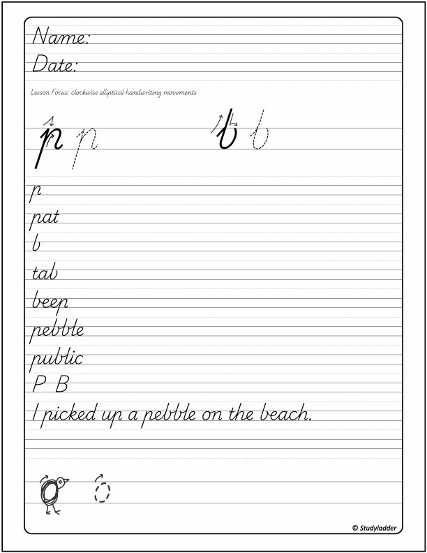 Letters b and p: using joins (Vic, WA, NT) - Studyladder Interactive ...