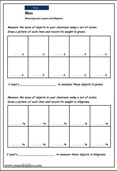 Measuring mass in grams and kilograms - Studyladder Interactive ...