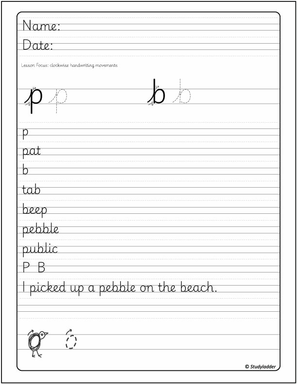 Letters b and p: using loops - Studyladder Interactive Learning Games