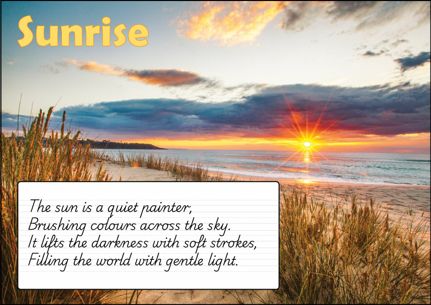 Sunrise - Handwriting Task (Vic, WA, NT) - Studyladder Interactive Learning Games