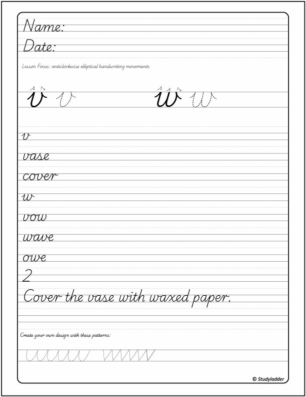 Letters v and w: using joins (Qld) - Studyladder Interactive Learning Games