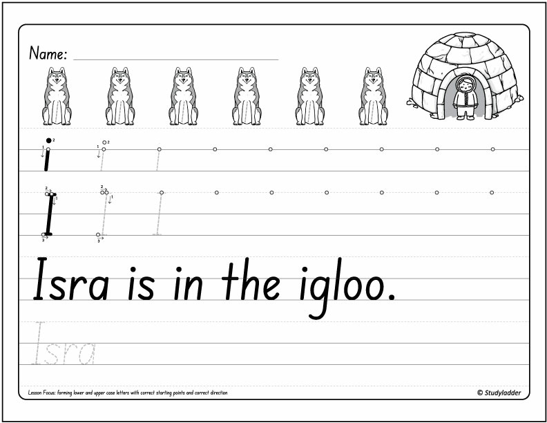 Letter Formation Ii (SA) - Studyladder Interactive Learning Games