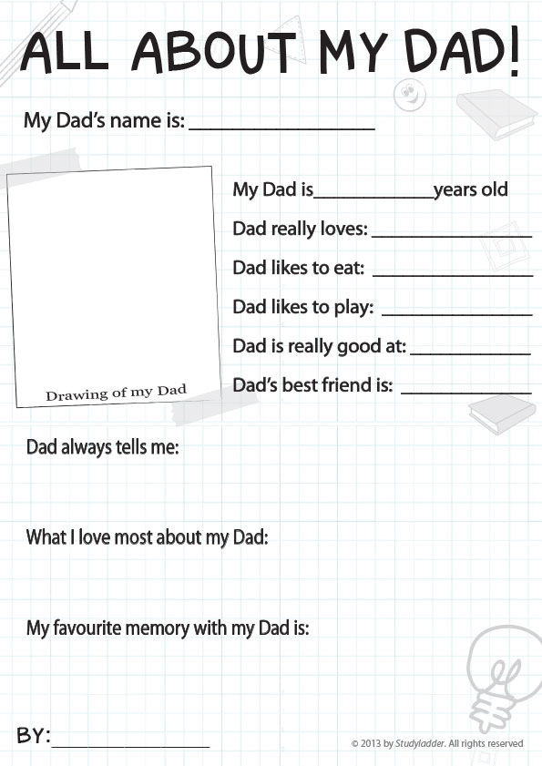 All about my Dad - Studyladder Interactive Learning Games