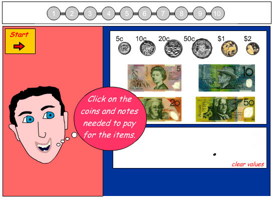 Using Notes and Coins to Make Purchases - Studyladder Interactive ...