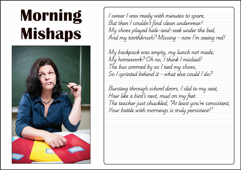 Morning Mishaps - Handwriting Task (SA) - Studyladder Interactive Learning Games