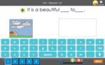 Digraph "ay", English skills online, interactive activity lessons