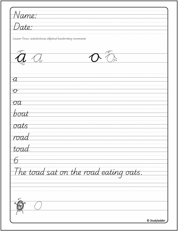 Letters d and g -using joins (SA) - Studyladder Interactive Learning Games