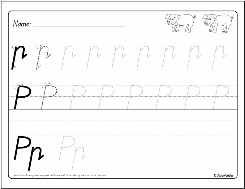 Letter Formation Pp (Vic, WA, NT) - Studyladder Interactive Learning Games