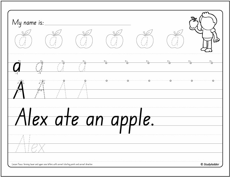 Letter Formation Aa (NSW, ACT) - Studyladder Interactive Learning Games