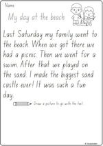 Writing - printables and English for Kinder