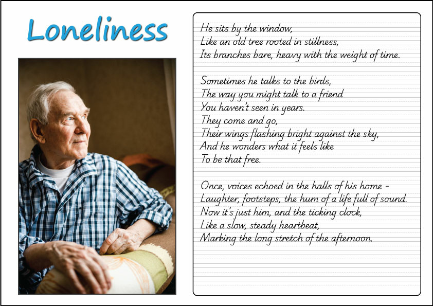 Loneliness - Handwriting Task - Studyladder Interactive Learning Games