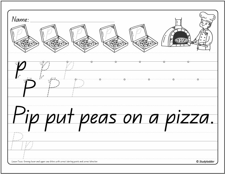 Letter Formation Pp (Qld) - Studyladder Interactive Learning Games