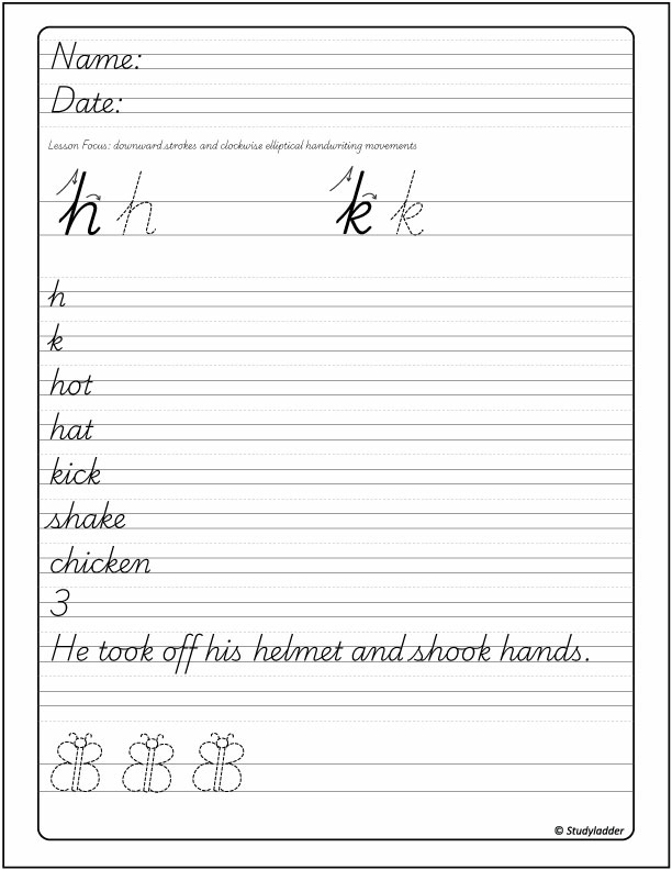 Letters h and k: using joins (Qld) - Studyladder Interactive Learning Games