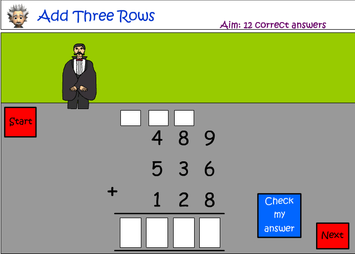 Addition Of Three Numbers Studyladder Interactive Learning Games