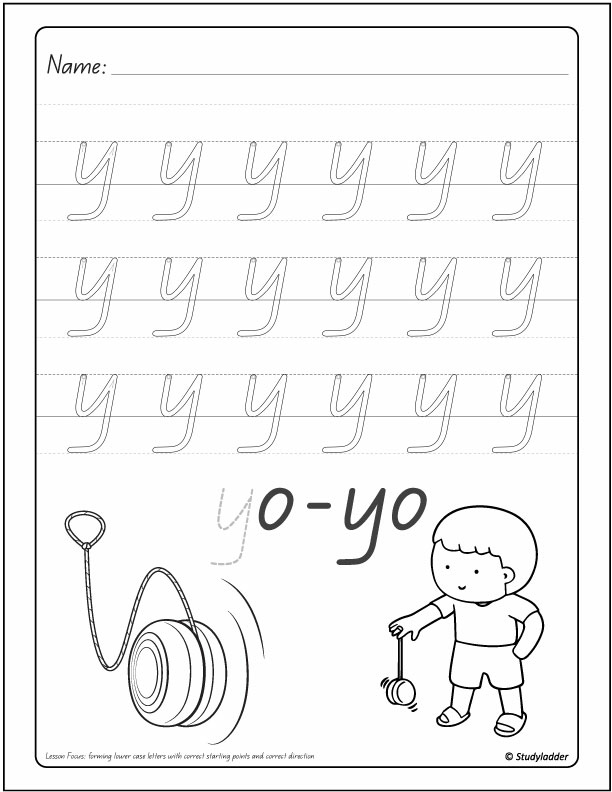 Lower Case y (Qld) - Studyladder Interactive Learning Games