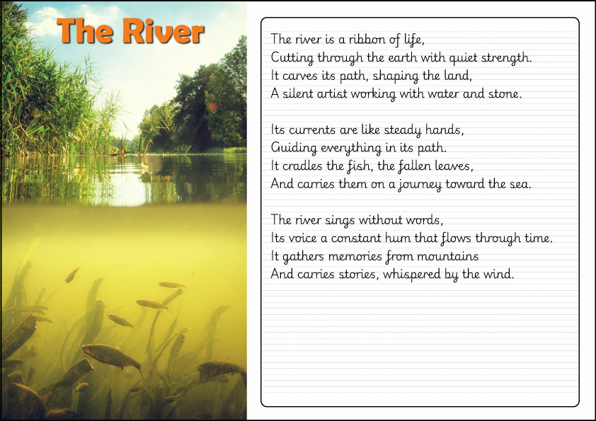 The River - Handwriting Task - Studyladder Interactive Learning Games