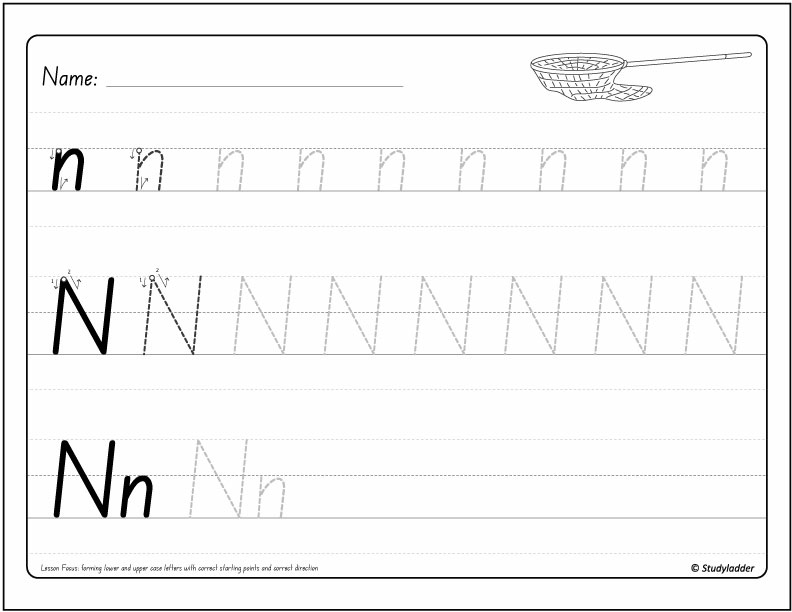 Letter Formation Nn (NSW, ACT) - Studyladder Interactive Learning Games