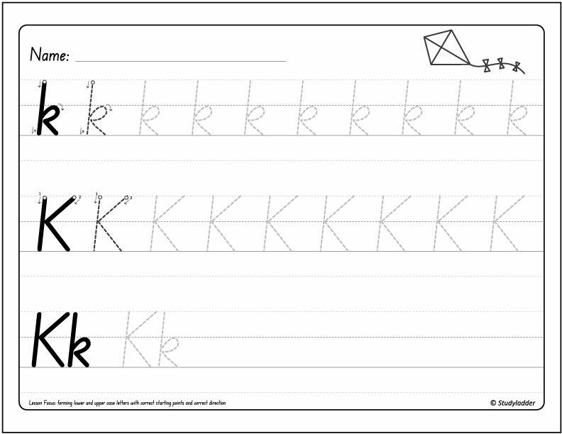 Letter Formation Kk (NSW, ACT) - Studyladder Interactive Learning Games