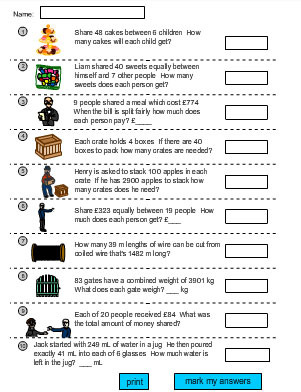 Division - Studyladder Interactive Learning Games