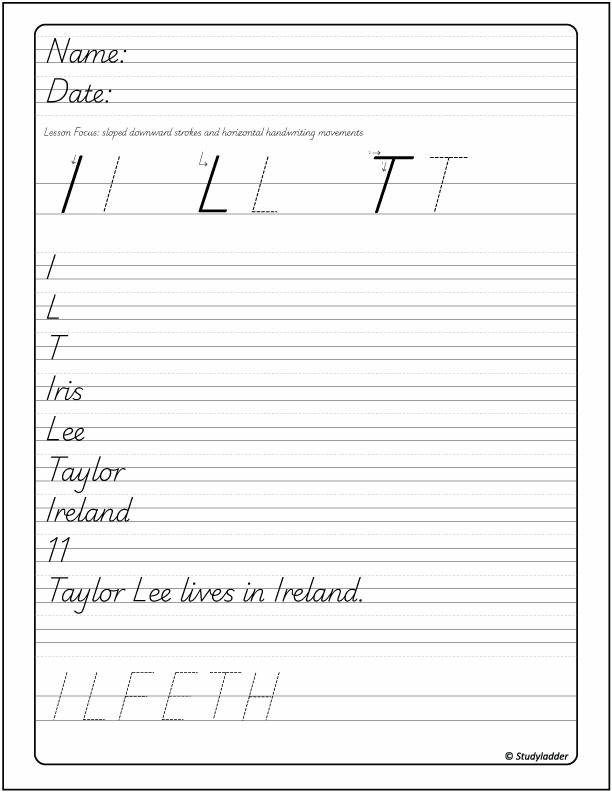Letters I, L and T (Tas) - Studyladder Interactive Learning Games