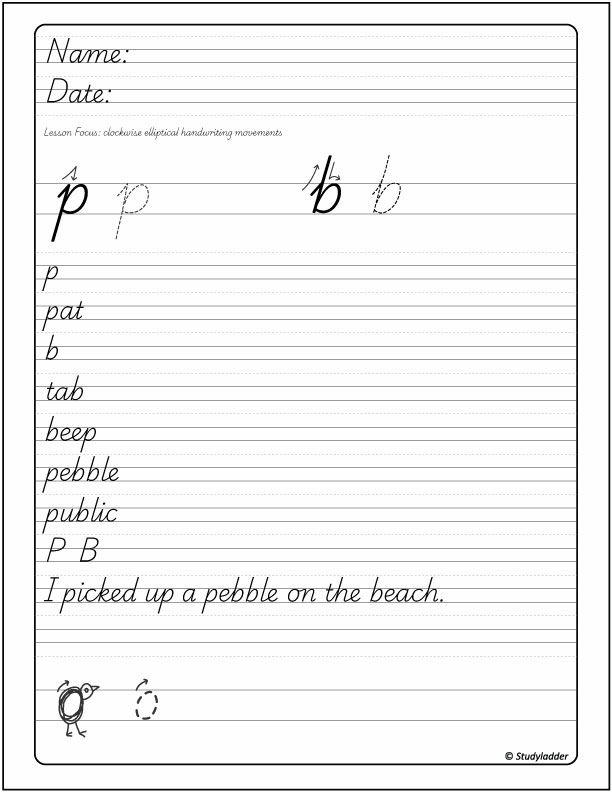 Letters b and p: using joins (Qld) - Studyladder Interactive Learning Games