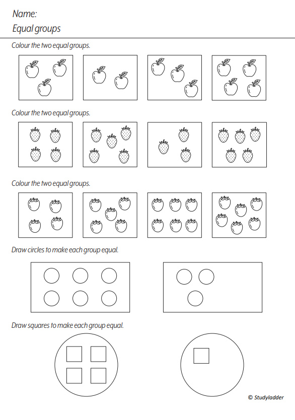 Equal Groups - Studyladder Interactive Learning Games