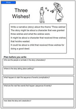 Narrative Writing Stimulus, English skills online, interactive activity ...