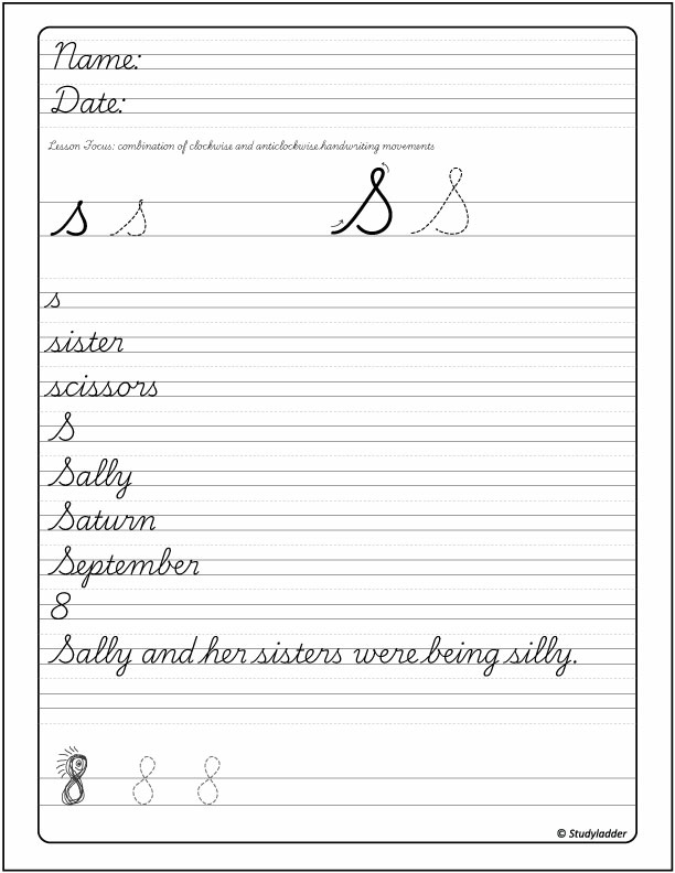 Letter s and S: using joins - Studyladder Interactive Learning Games