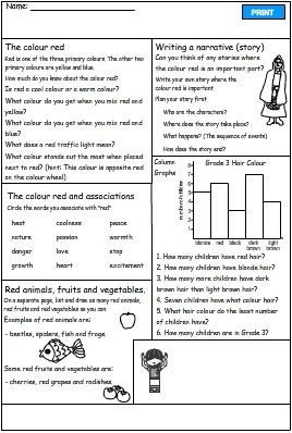 The Colour Red - Studyladder Interactive Learning Games