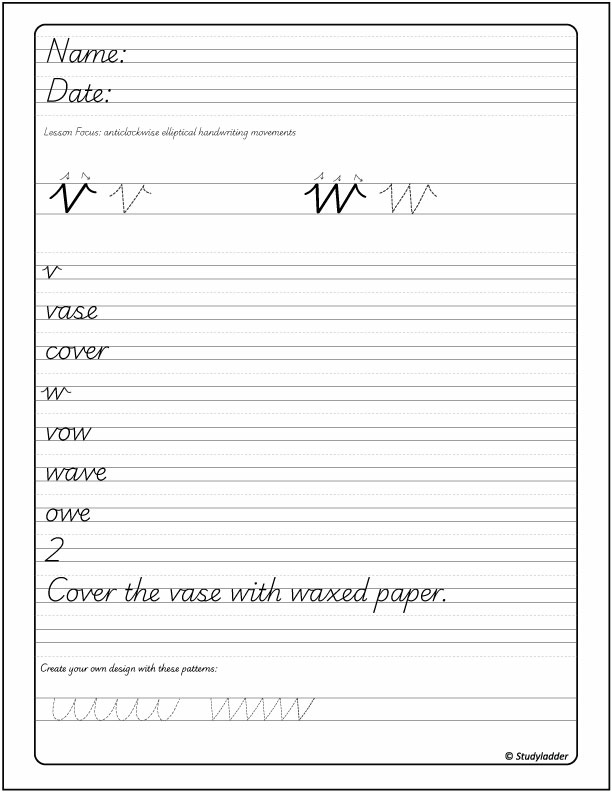 Letters v and w: using joins (SA) - Studyladder Interactive Learning Games