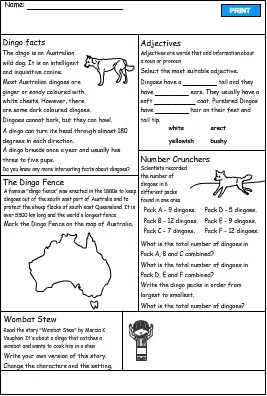 Dingoes - Studyladder Interactive Learning Games