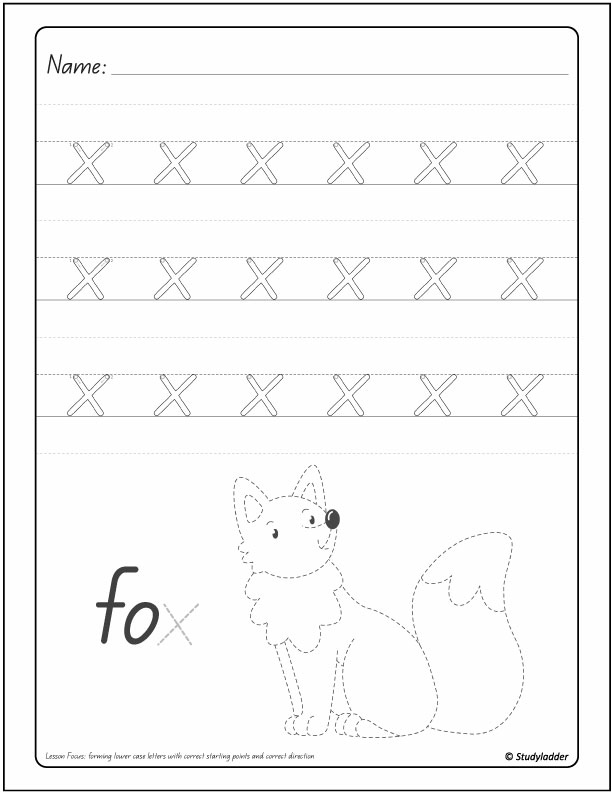 Lower Case x (Qld) - Studyladder Interactive Learning Games